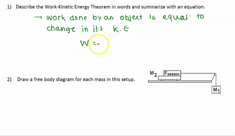 Work Kinetic Energy Theorem