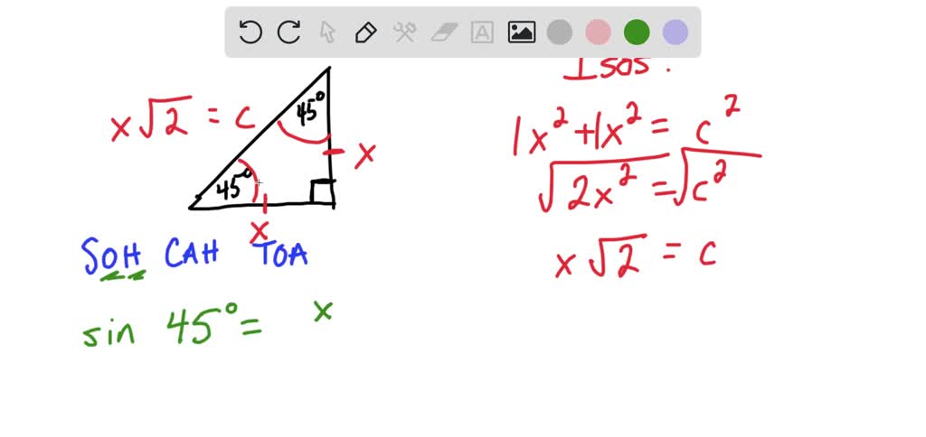 SOLVED: determine the numerical values of the trigonometric ratios of ...
