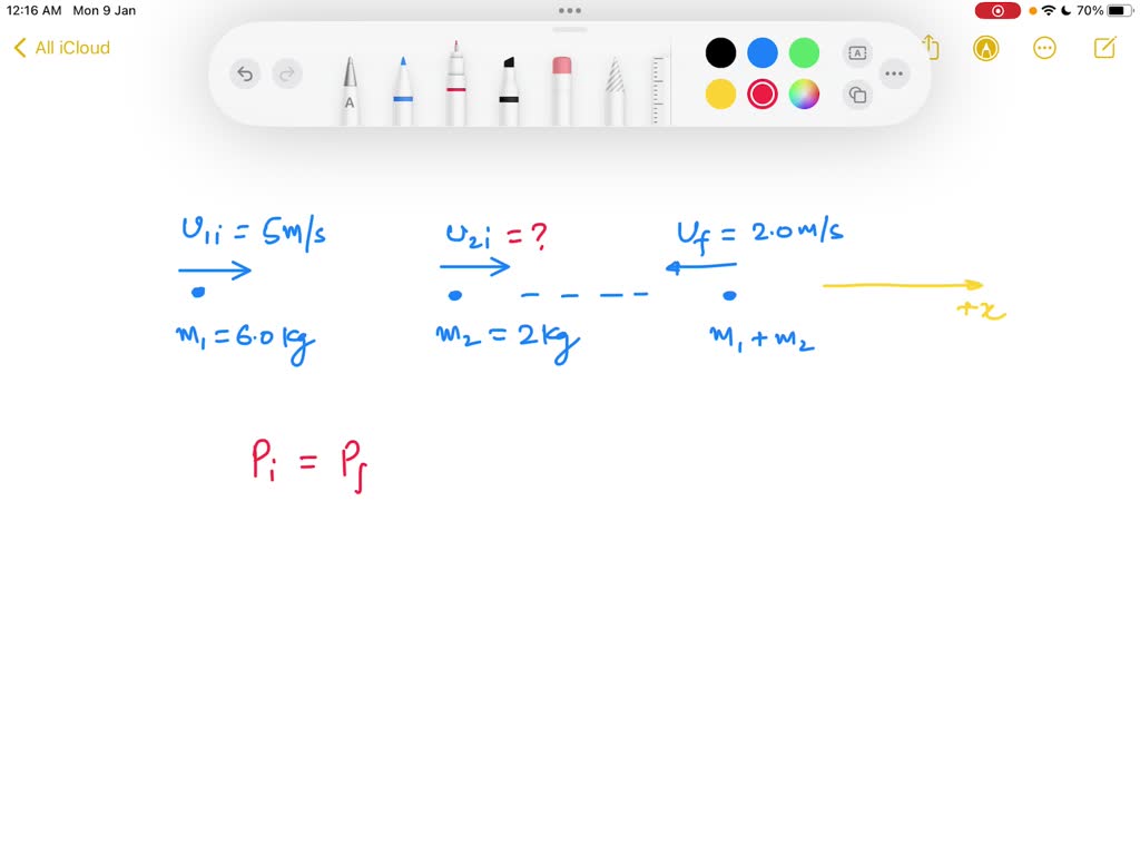 Solved A 60kg Object Moving 50ms Collides With And Sticks To A 20kg Object After The