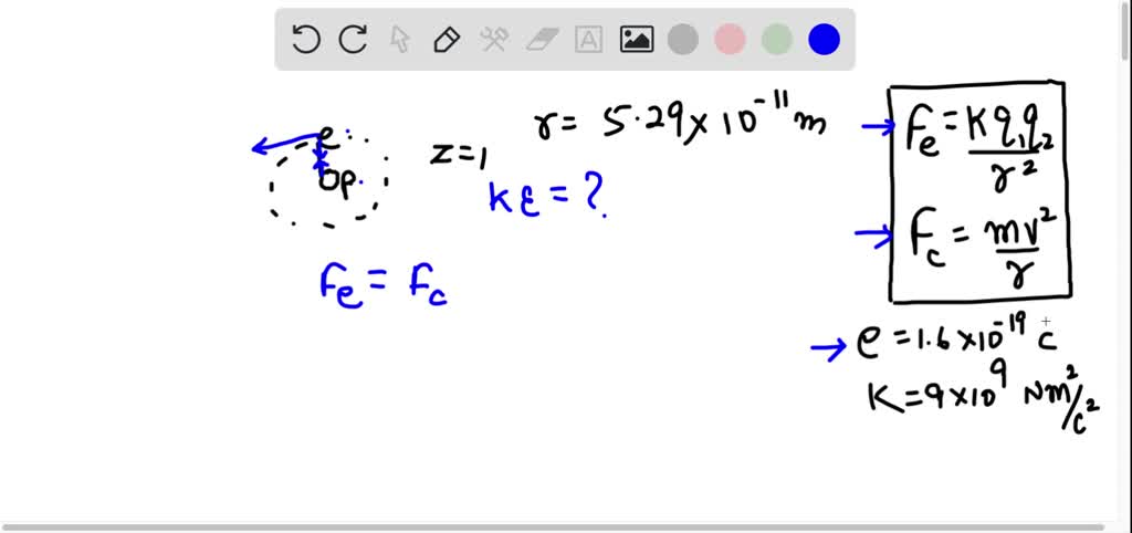 Solved In The Bohr Model Of The Atom Electrons Travel In Circular