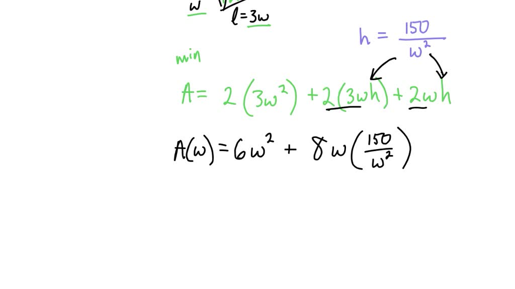 SOLVED: A person is constructing a closed (top and bottom) rectangular ...