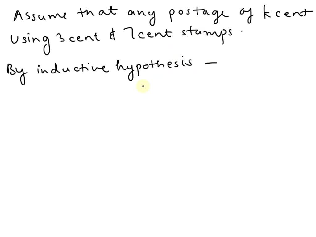 SOLVED: Text: Use the principle of strong induction to prove that ...