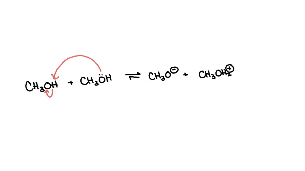SOLVED: Consider the following reaction. CH3OH(l) + CH3OH(l) CH3O–(l ...