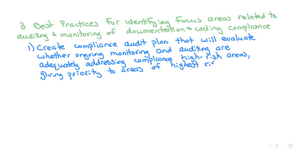 3 best practices for identifying focus areas related to auditing and ...