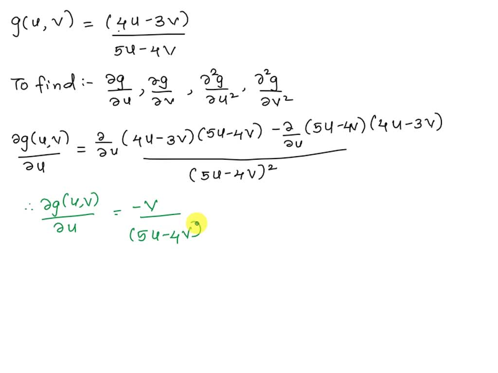 SOLVED: Explicitly compute all first partial derivatives and all second ... SOLVED: Explicitly compute all first partial derivatives and all second ...