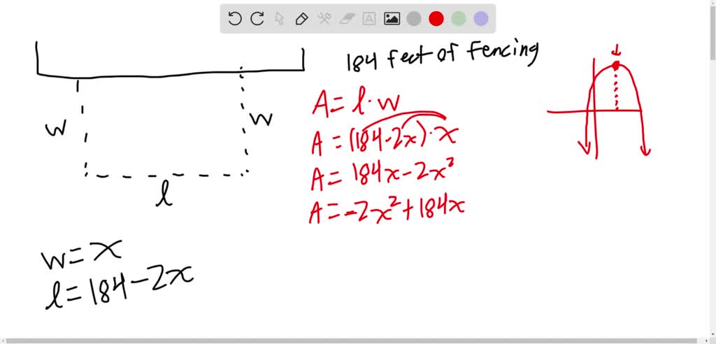 SOLVED: A farmer is building a fence to enclose a rectangular area ...