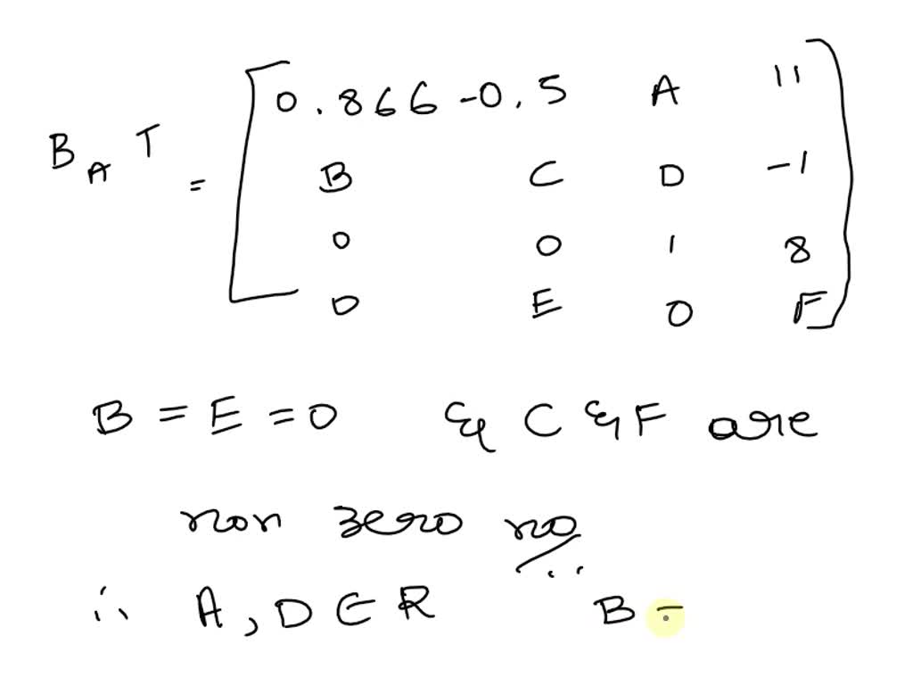 SOLVED: Calculate the characters for the transformation matrices for ...