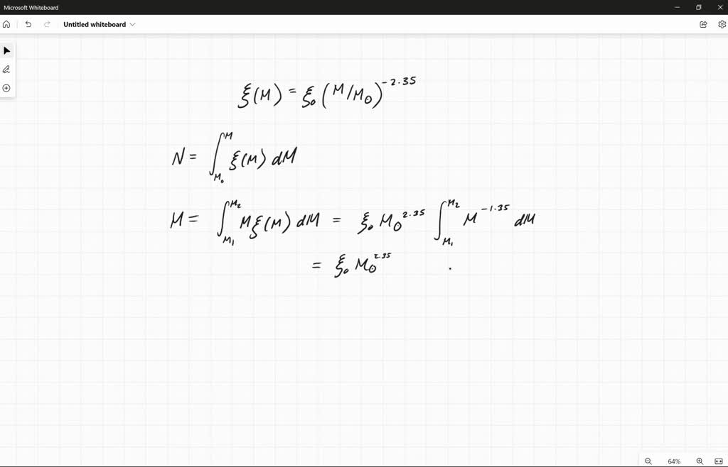 SOLVED: The initial mass function (IMF) for stars in the local solar ...