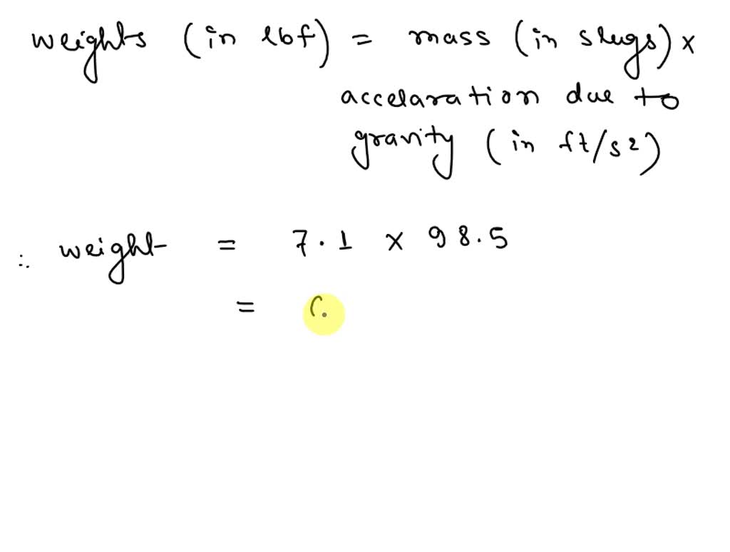 SOLVED: PROBLEM 2 The has a mass of 7.1 slugs. Determine Thor's weight ...