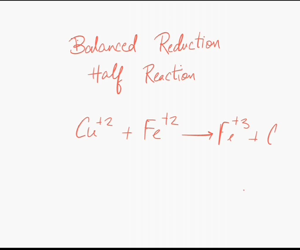 Solved You Are Given The Following Reduction Reactions And E Fe3 Aq