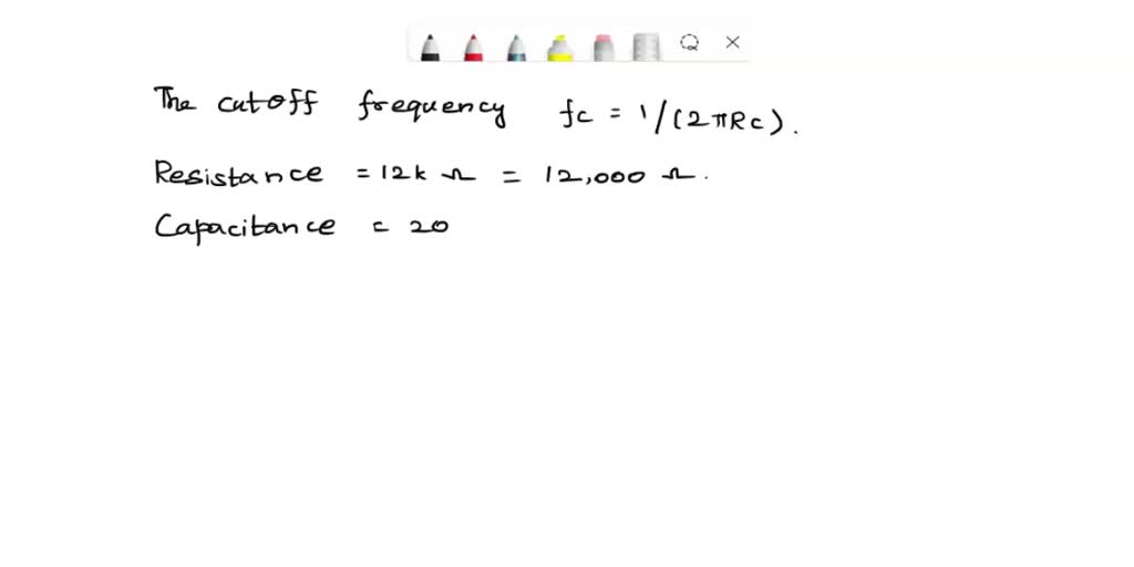 SOLVED: Q6) An op-amp based low-pass filter with a cutoff frequency of ...