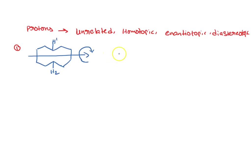 SOLVED:Identify the indicated protons in the following molecules as ...