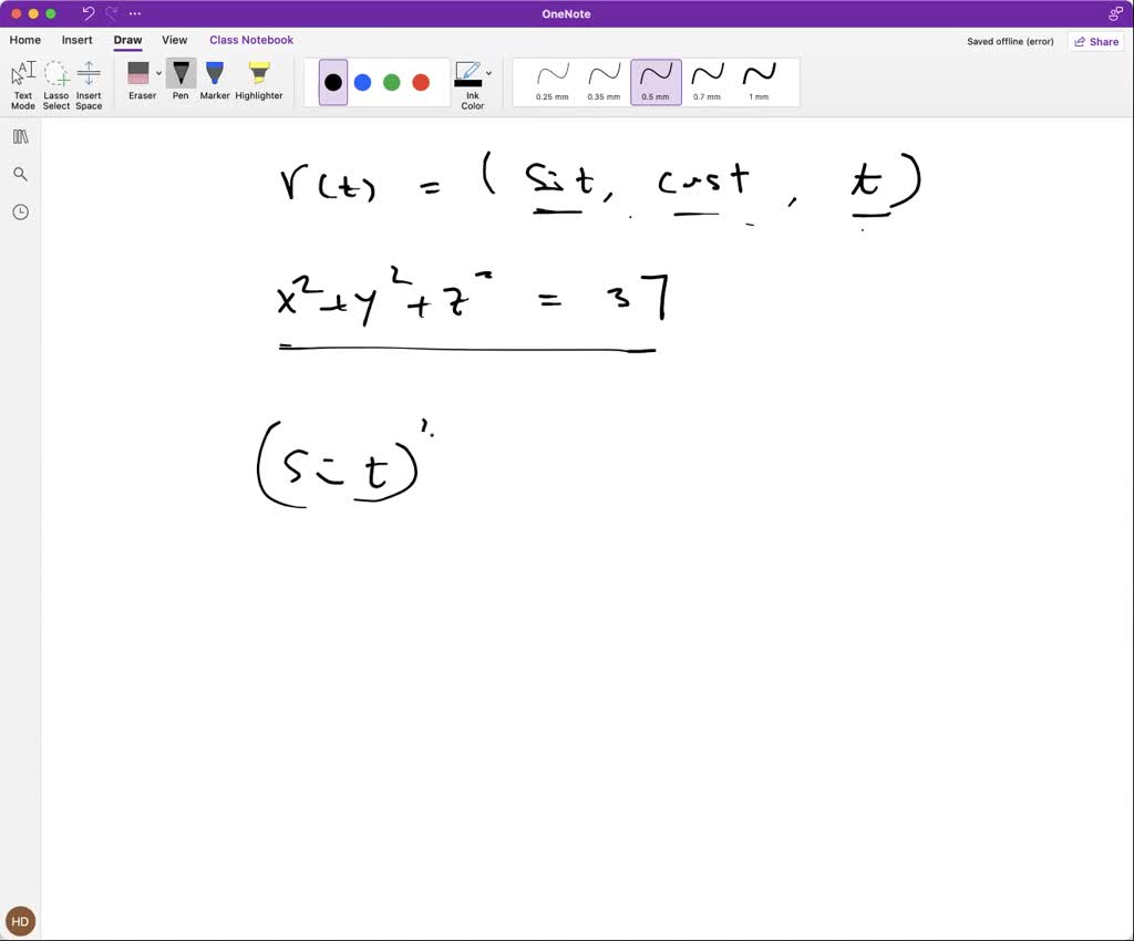SOLVED: At what points does the helix r(t) = sin t, cos t, t intersect ...