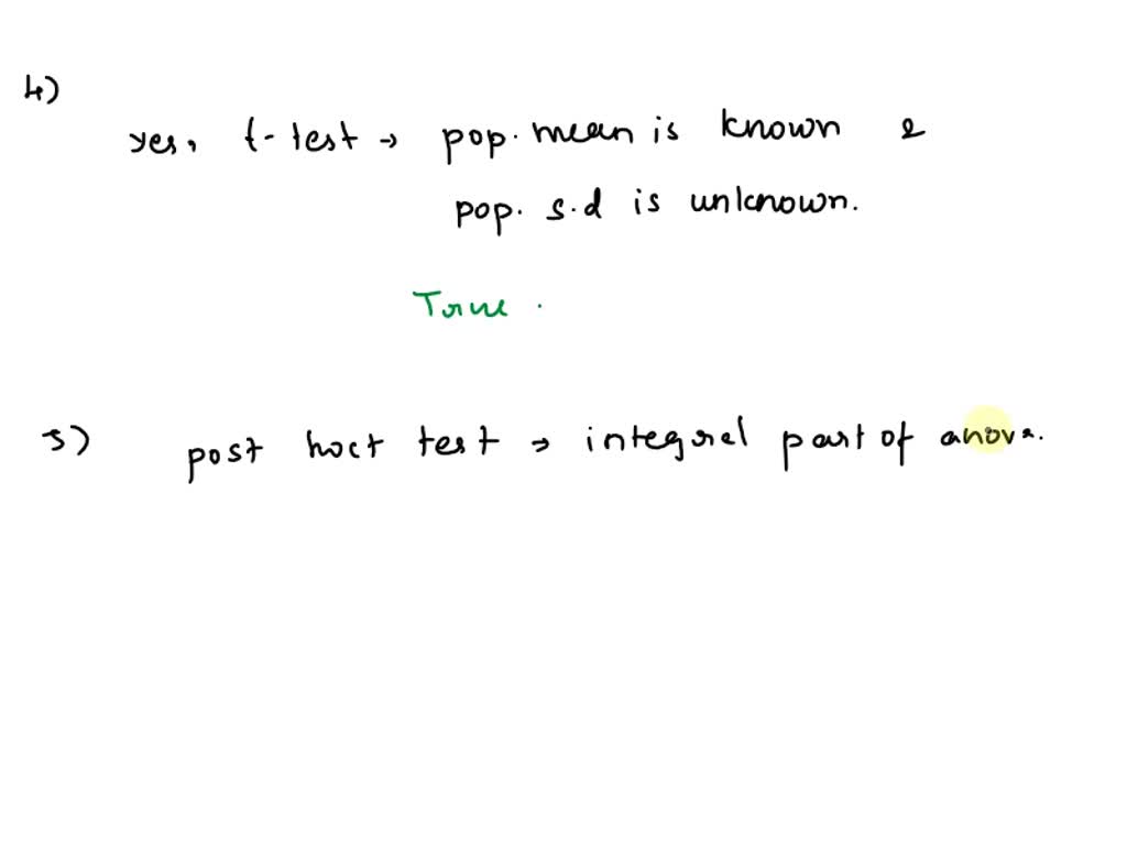 Solved 6 Parametric Tests Usually Have More Statistical Power Than
