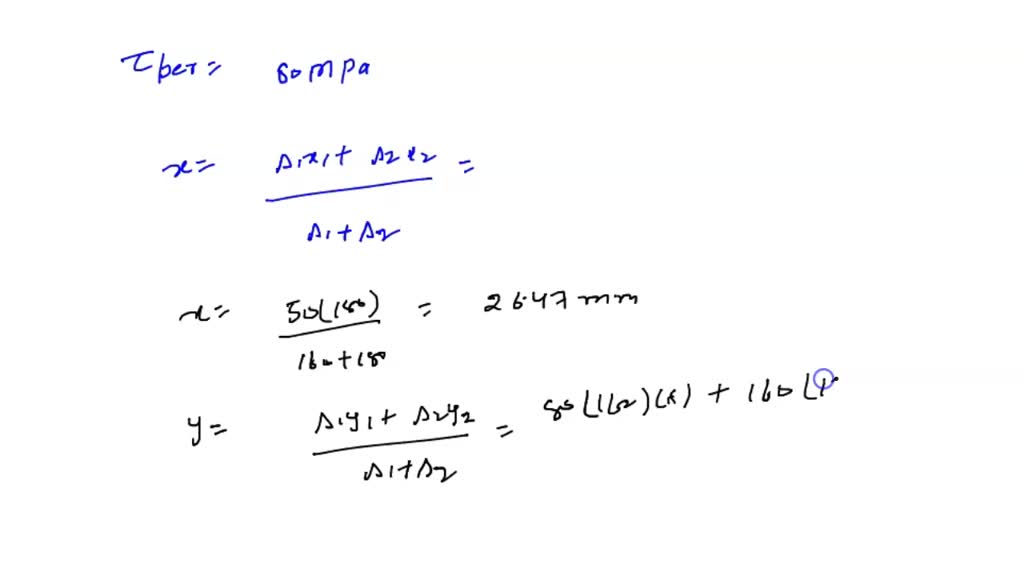 SOLVED: 'Q2. Fig: shows a welded joint subjected to an eccentric load ...