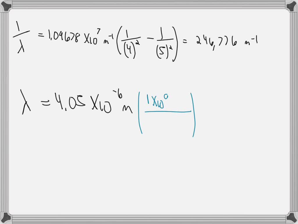 SOLVED: For a hydrogen atom, calculate the energy of the photon that ...