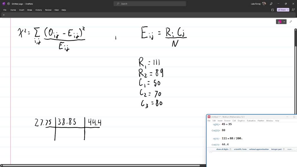 SOLVED: Texts: What is X^2? What is the P-value and conclusion? The following table contains ...