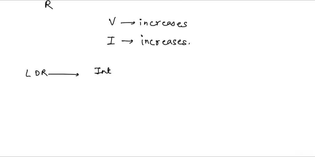 SOLVED: The student concluded that the current in the LDR is inversely ...