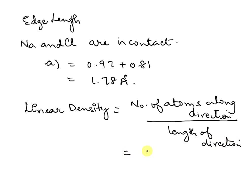 SOLVED: Q.6. NaCI structure is shown in the unit cell given. The ionic ...