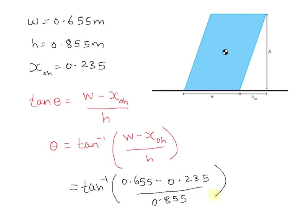 SOLVED: A block of stone is cut so that its cross-section is a ...