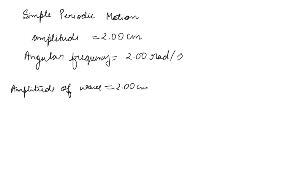 SOLVED: Which of the following graphs describes simple periodic motion ...