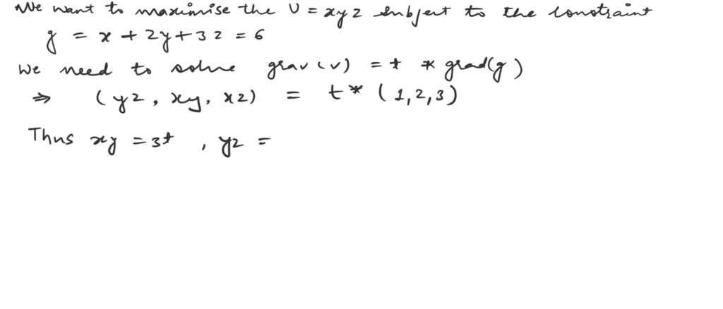 SOLVED: Find the volume of the largest rectangular box in the first octant with three faces on ...