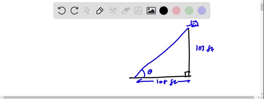 SOLVED: A tower that is 103 feet tall casts a shadow 105 feet long ...