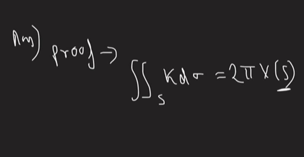 SOLVED: Let S ⊂ R3 be a regular, compact, connected, orientable surface ...