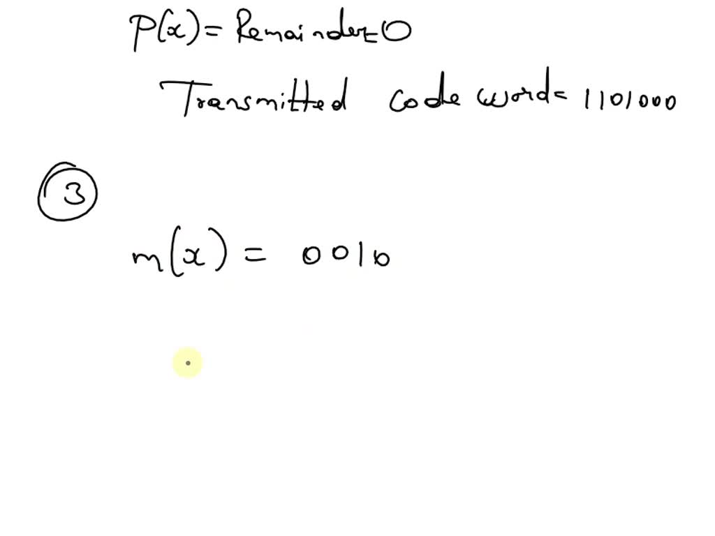 SOLVED: A CRC is constructed to generate a 4-bit FCS for an 11-bit ... SOLVED: A CRC is constructed to generate a 4-bit FCS for an 11-bit ...