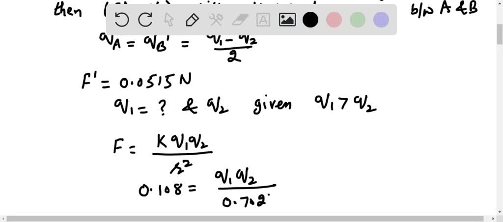 SOLVED: 'Two identical conducting spheres, fixed in place; attract each other with an ...