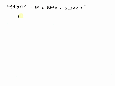 Provide a structure for the following compound c9h13no ir...