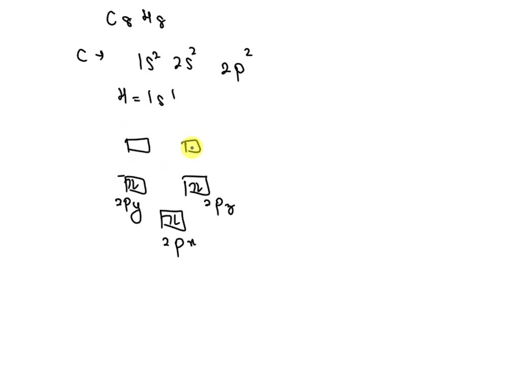 SOLVED: Construct a molecular orbital (MO) diagram for C8H8 (Cubane ...