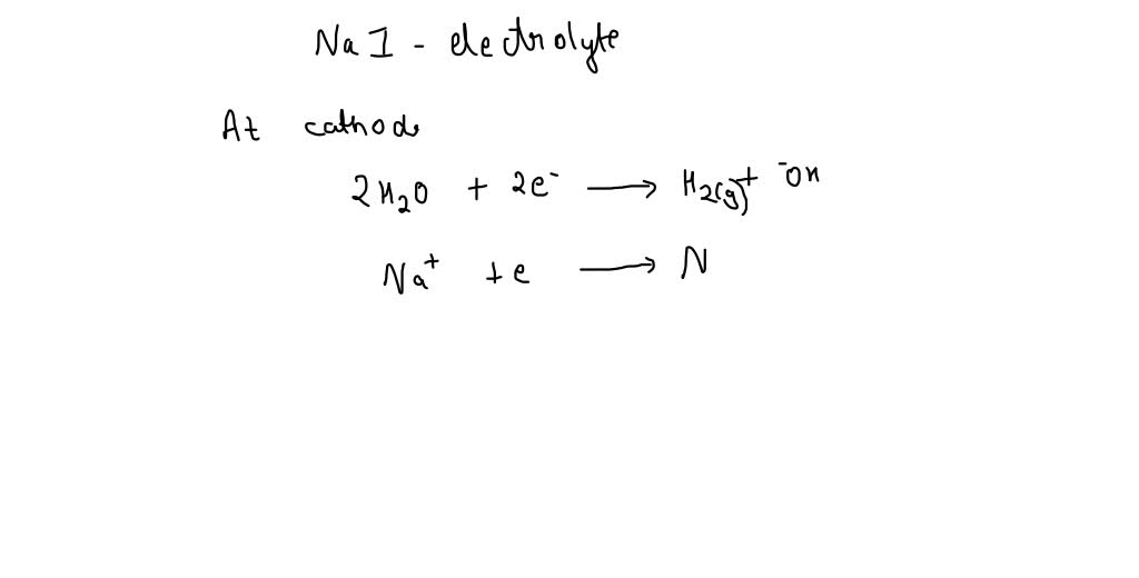 SOLVED: Write the expected anode and cathode reactions for the ... SOLVED: Write the expected anode and cathode reactions for the ...