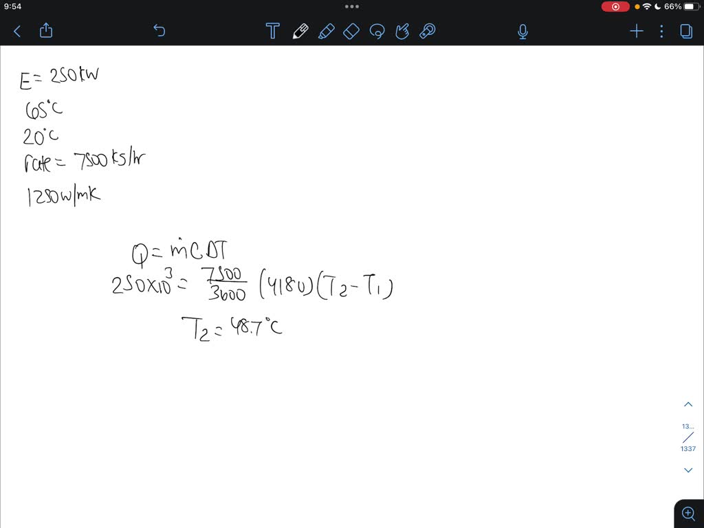 SOLVED: A steam condenser is transferring 250 k W of thermal energy at ...