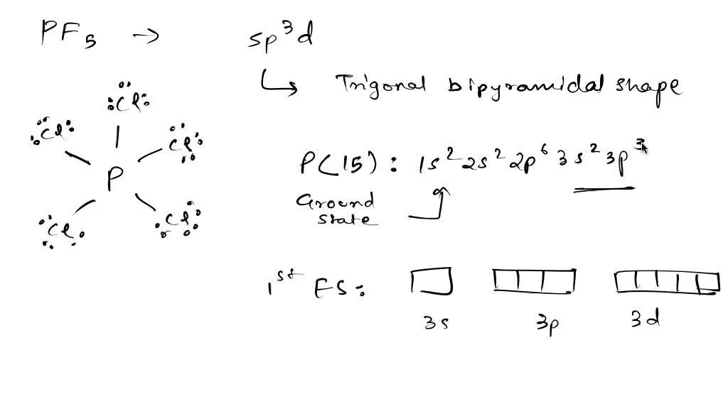 SOLVED: 2. Draw the Lewis structure of PFs Determine its molecular ...