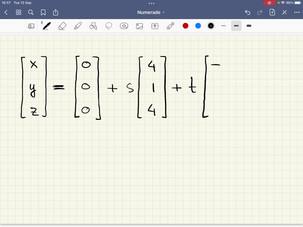 Solved Write The Equation Of The Plane Passing Through With Direction