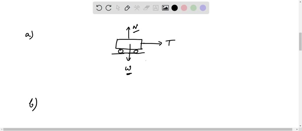 SOLVED: For each of the following situations, draw the forces exerted on the moving object and ...