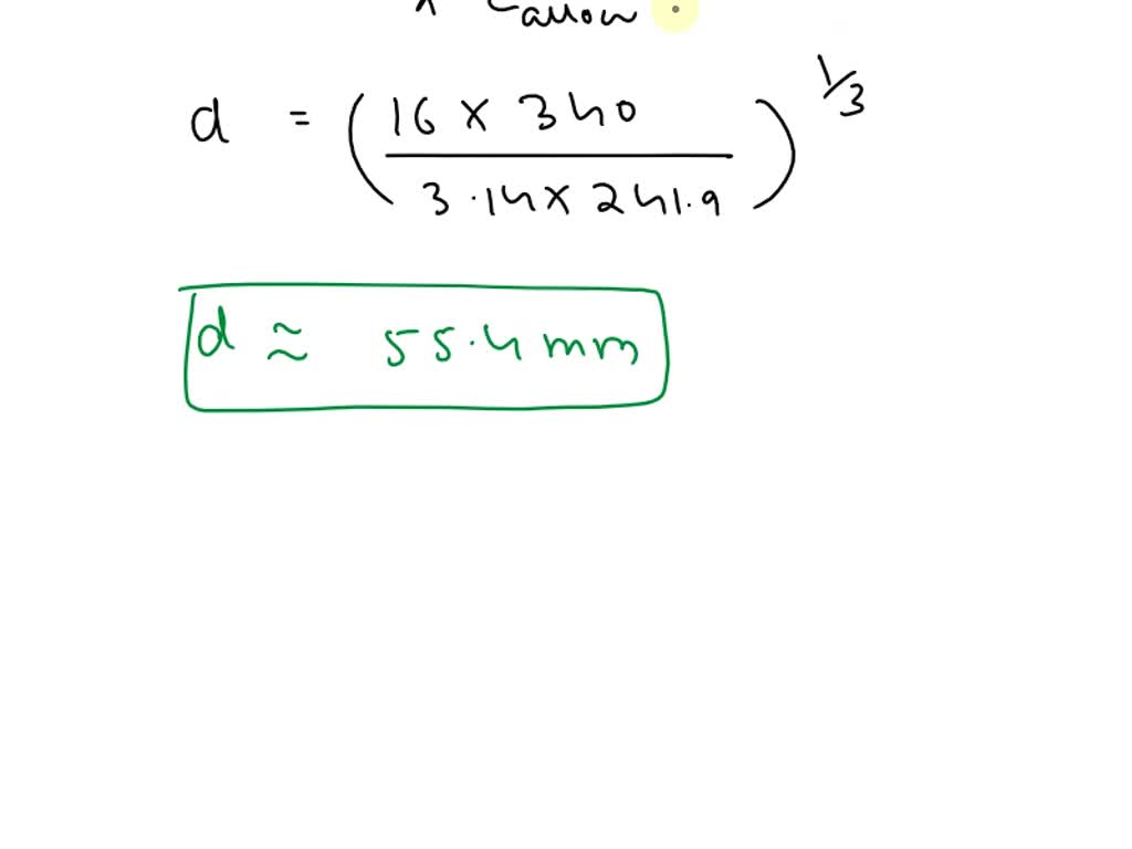 SOLVED: Project 3: Solid and hollow shafts are most often used to ...