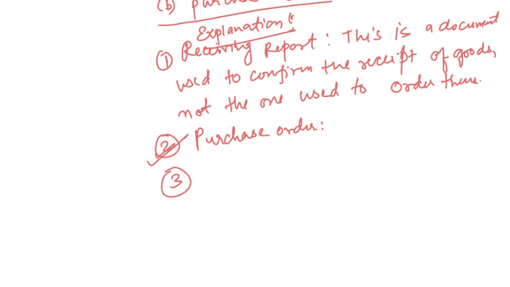 SOLVED: The authority to accept incoming goods in receiving should be ...