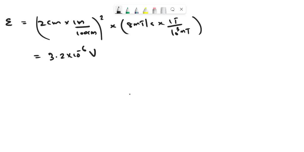 SOLVED: A square loop whose sides are 2 cm long is made with copper ...