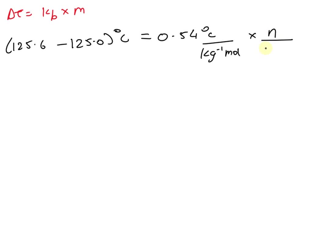 SOLVED: Text: A certain liquid X has a normal boiling point of 112.60 ...
