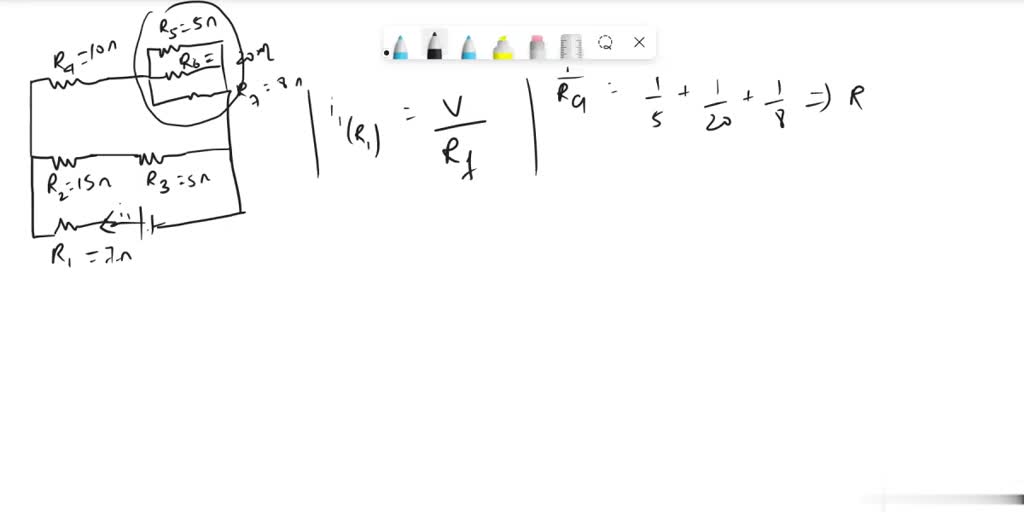 SOLVED: Consider the circuit pictured here. R1 = 4 ohms R2 = 21 ohms R3 ...