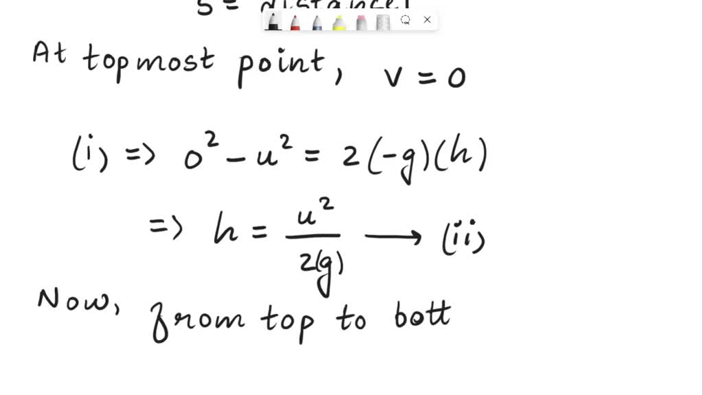 A body is thrown vertically upwards from the ground with a velocity of 98 m/s. Calculate the ...