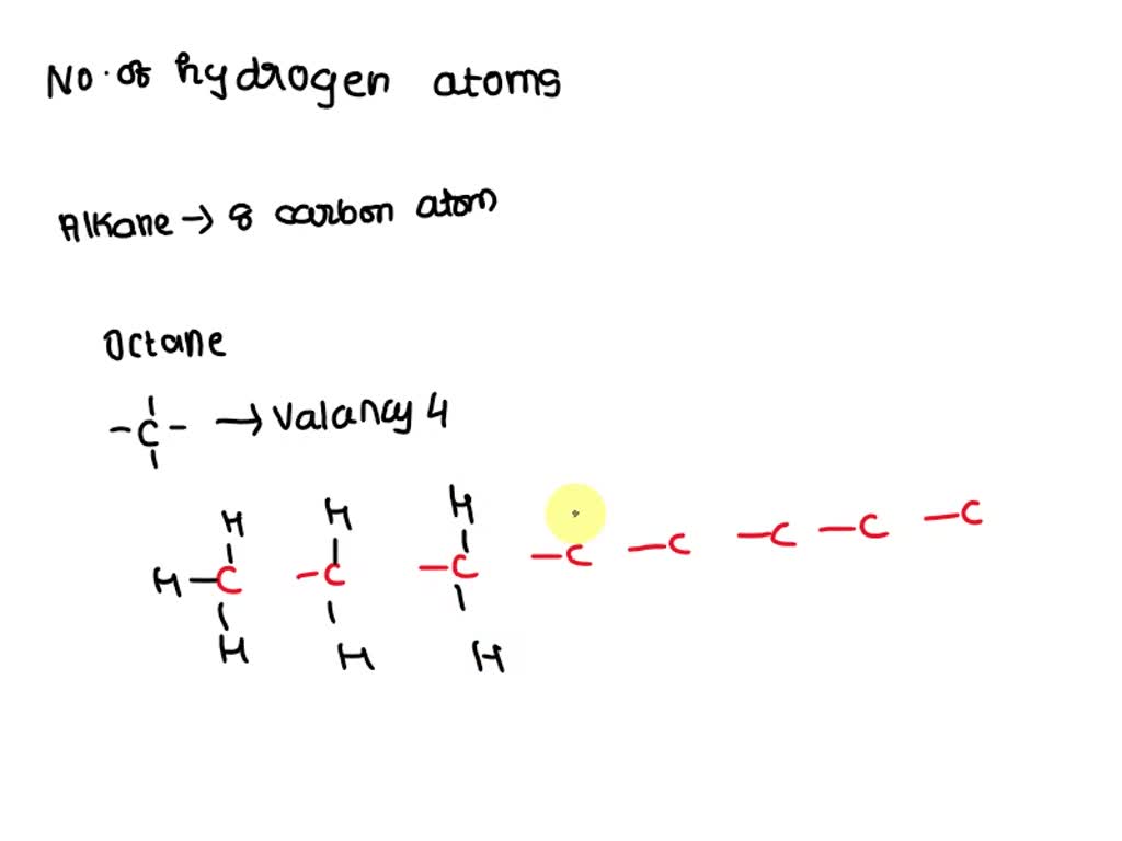 SOLVED: A linear alkane with 2 carbon atoms contains how many hydrogen ... SOLVED: A linear alkane with 2 carbon atoms contains how many hydrogen ...