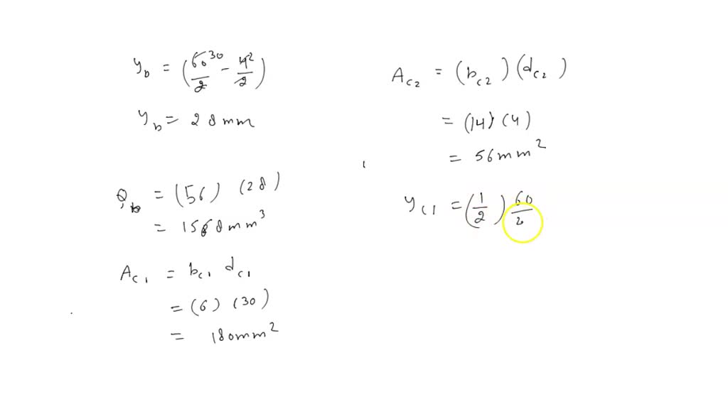 SOLVED: Knowing that a given vertical shear 𝐕 causes a maximum shearing stress of 75 MPa in the ...