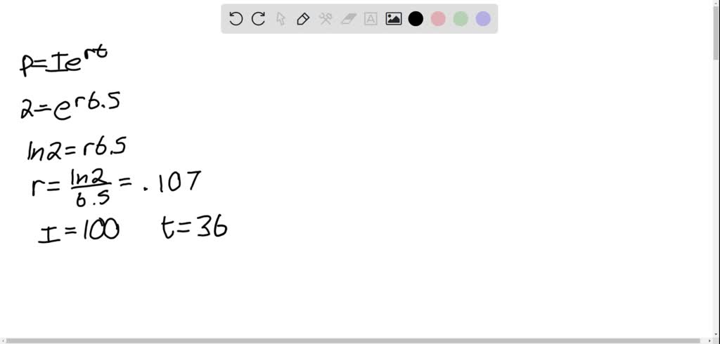 SOLVED: A certain type of bacteria, given a favorable growth medium ...