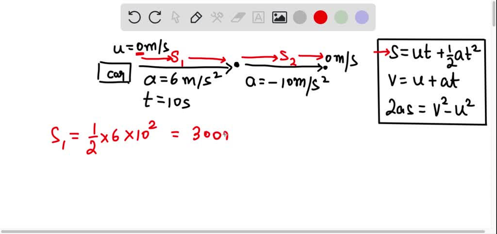 SOLVED: a car starts from rest and begins to accelerate at a rate of 3m/s2. how fast is the car ...