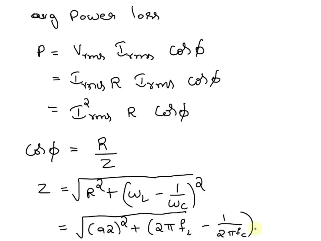 Solved A Series Rlc Circuit Consists Of A 65 Ω Resistor A 0 16 H Inductor And A 35 μf