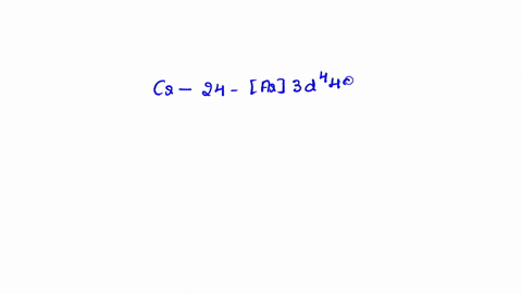 Identify the correct condensed electronic configuration for...