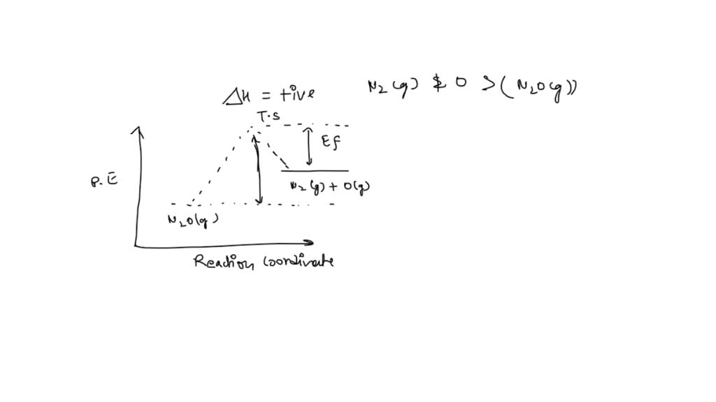 SOLVED: Sketch a potential energy diagram for the decomposition of ...